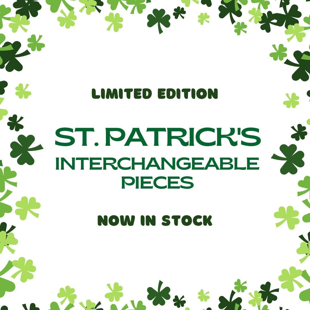 St. Patrick’s Day Interchangeable Pieces - Etsy