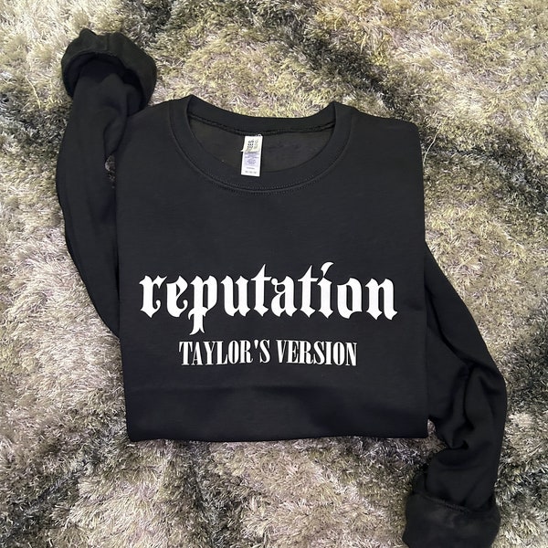 Reputation Taylors Version Crewneck - Etsy