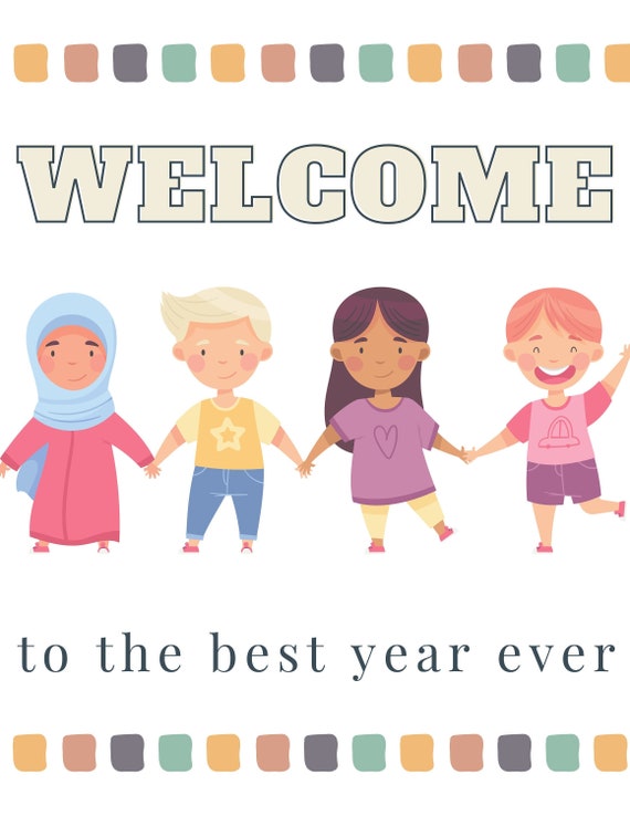 Classroom Welcome Poster - Etsy