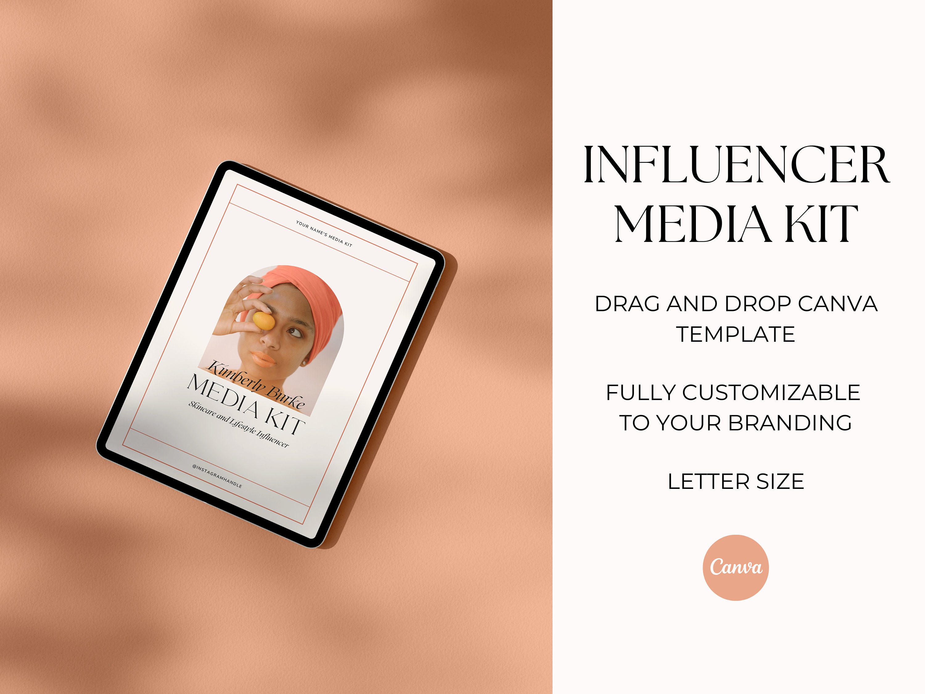 Media Kit Template | Influencer Media Kit | Blogger | Instagram ...