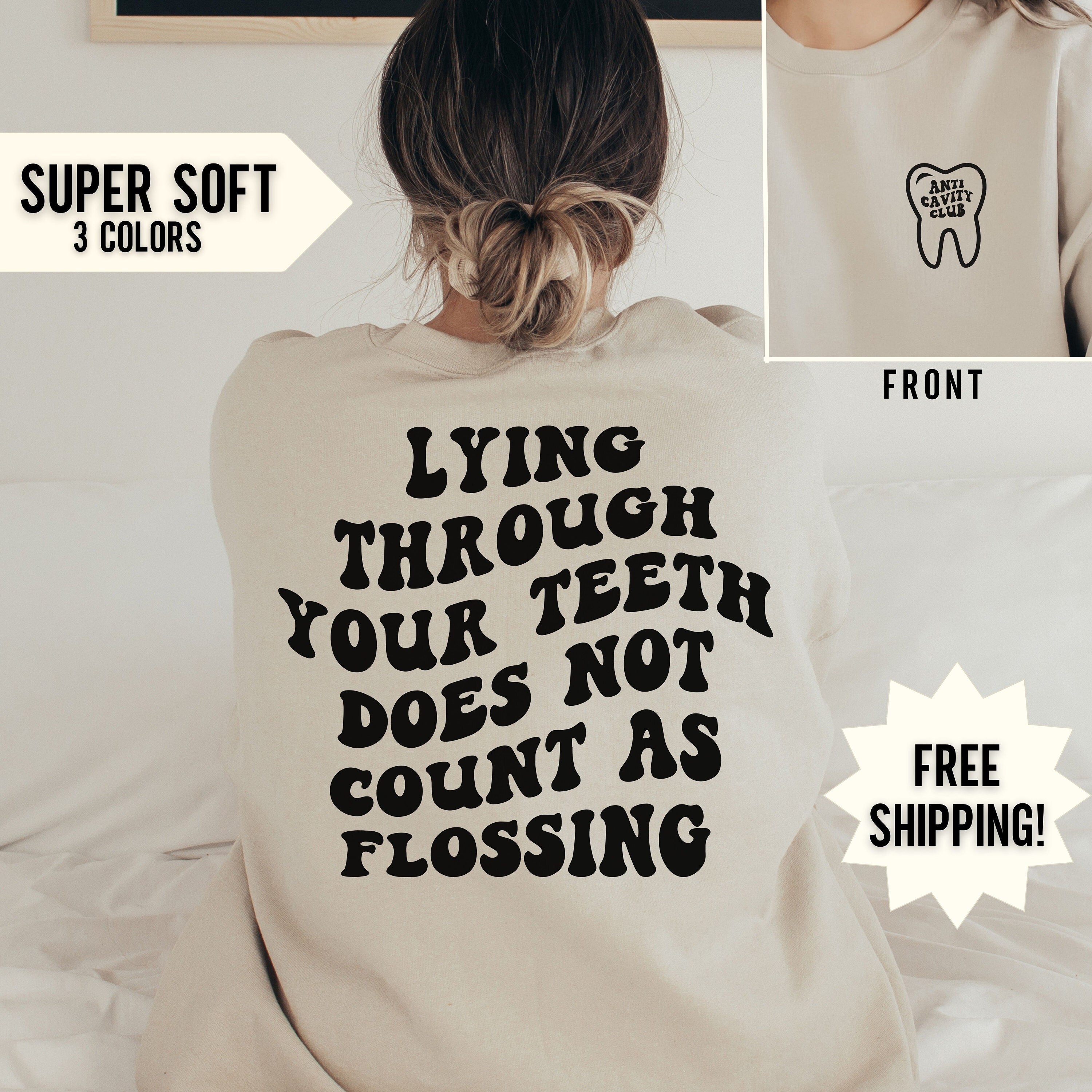 Funny Dentist Shirts Cute Aesthetic Crewnecks, Best Selling Dental ...