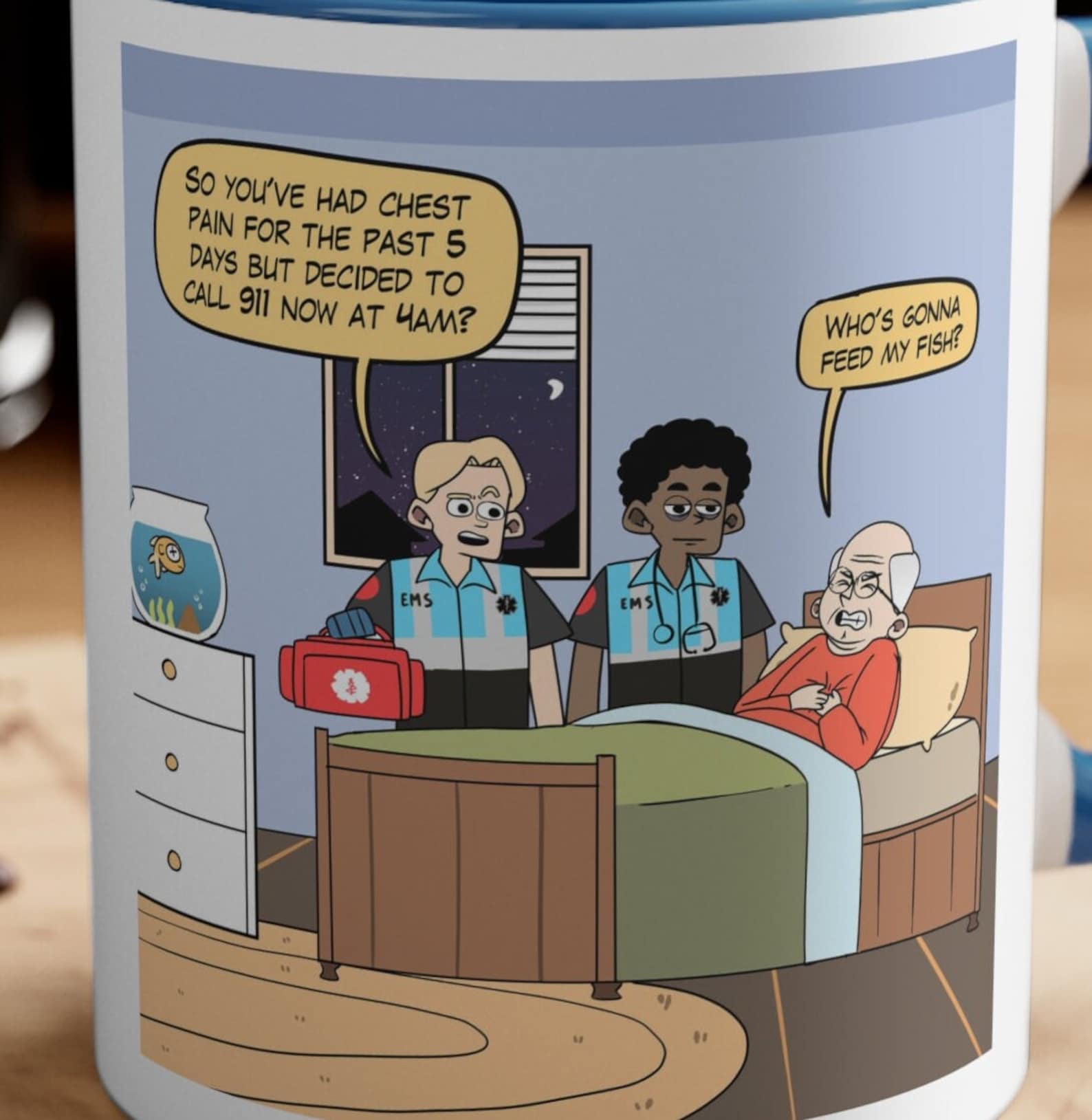 Paramedic Gift Funny EMS Gifts EMT Coffee Mug 911 Emergency Responder ...