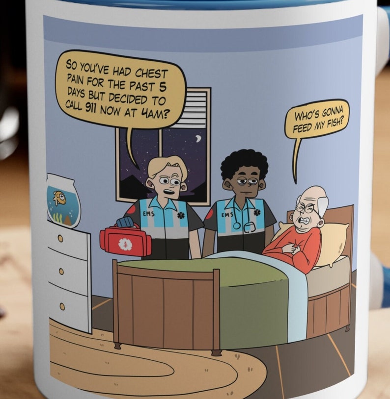 Paramedic Gift Funny EMS Gifts EMT Coffee Mug 911 Emergency Responder ...