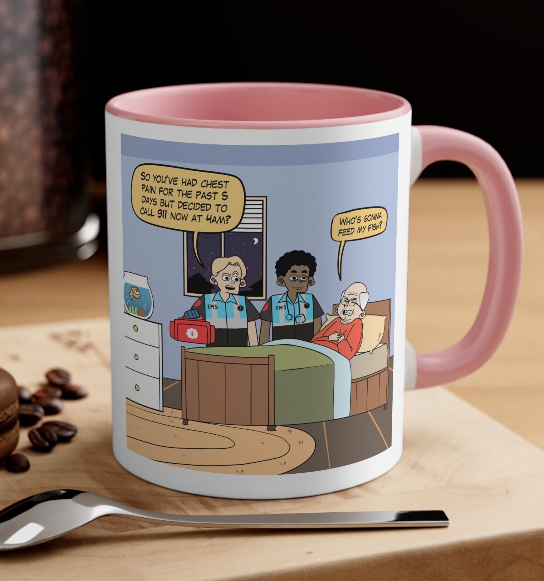 Paramedic Gift Funny EMS Gifts EMT Coffee Mug 911 Emergency Responder Gift Ideas Paramedic Humor ...