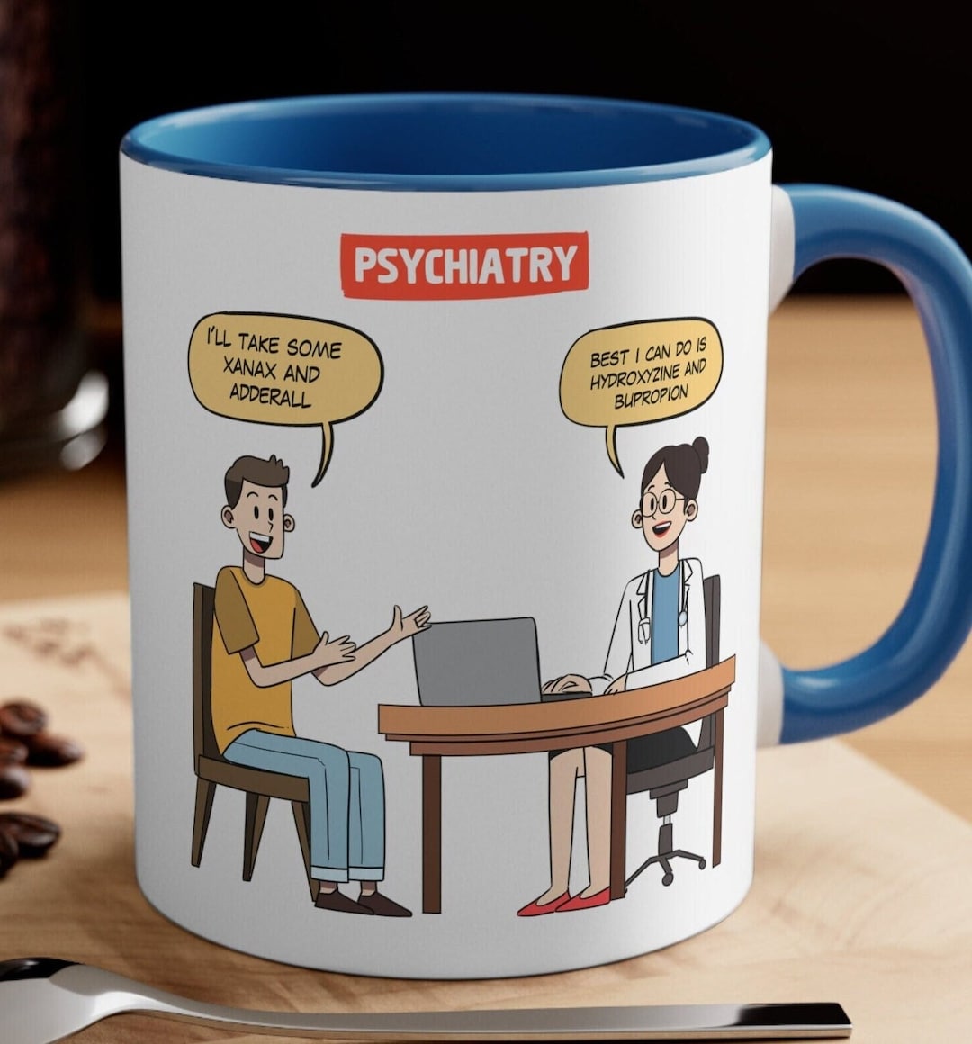 Female Psychiatrist Gift Women in Medicine Gifts Funny Psych NP Mug ...