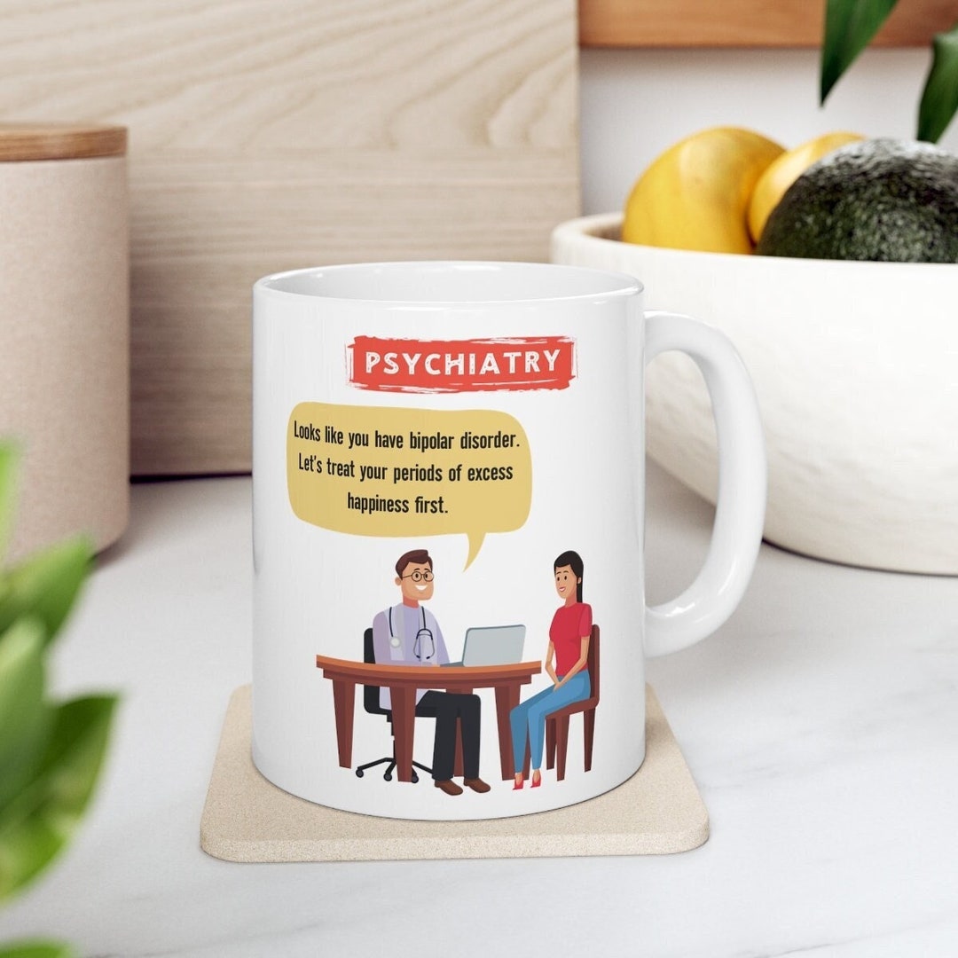 Funny Psychiatrist Gift, Psych Nurse Coffee Mug, Unique Psych Mug ...