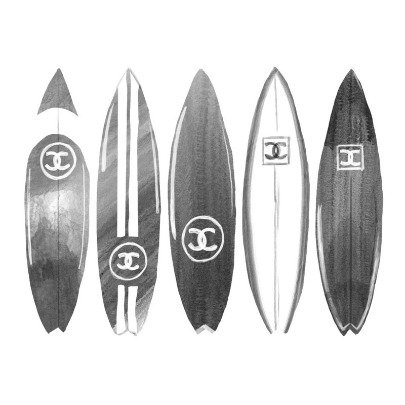 Chanel Surfboards - Etsy