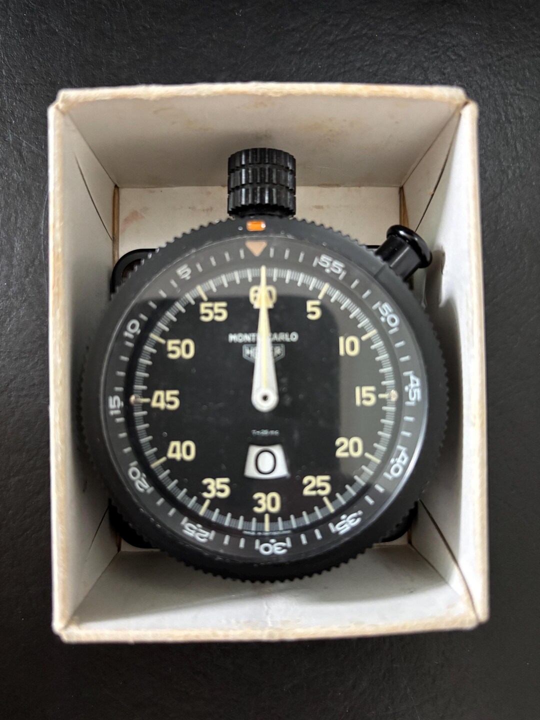 Vintage Heuer Monte-carlo Rally Timer Made in Switzerland Excellent ...