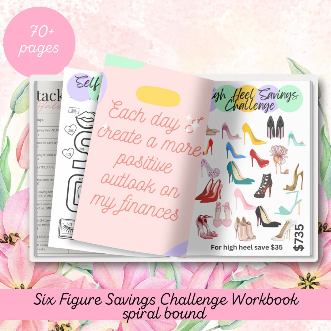 NEW Spiral Bound Edition Six Figure Savings Challenge Workbook Designed ...