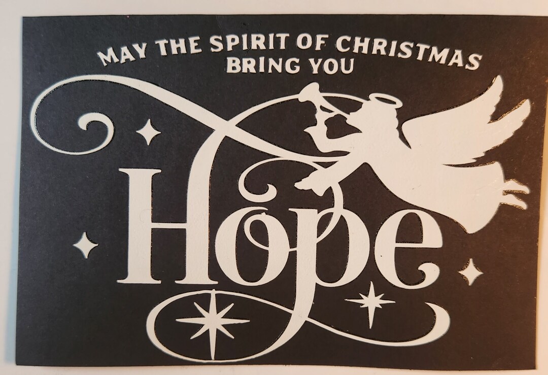 Hope Christmas Card - Etsy