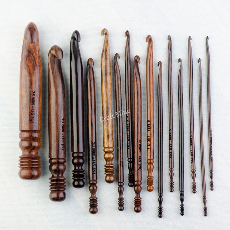 Wooden Crochet Hooks - Etsy
