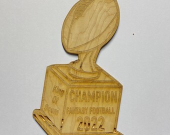 Fantasy Football 6 INCH Trophy FREE ENGRAVING - Etsy