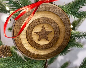 Captain America Shield Tree Topper - Etsy