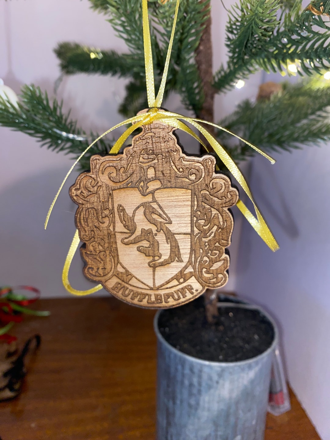 Hufflepuff Ornament - Etsy