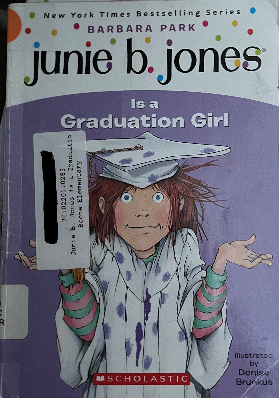 Paperback Author Barbara Park Title Junie B Jones is A Graduation Girl ...