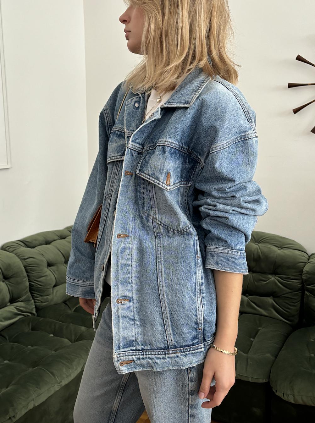 Cool Italian Vintage 80s 90s Denim Jacket / Made in Italy / Unisex - Etsy