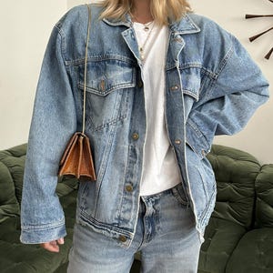 Cool Italian Vintage 80s 90s Denim Jacket / Made in Italy / Unisex - Etsy