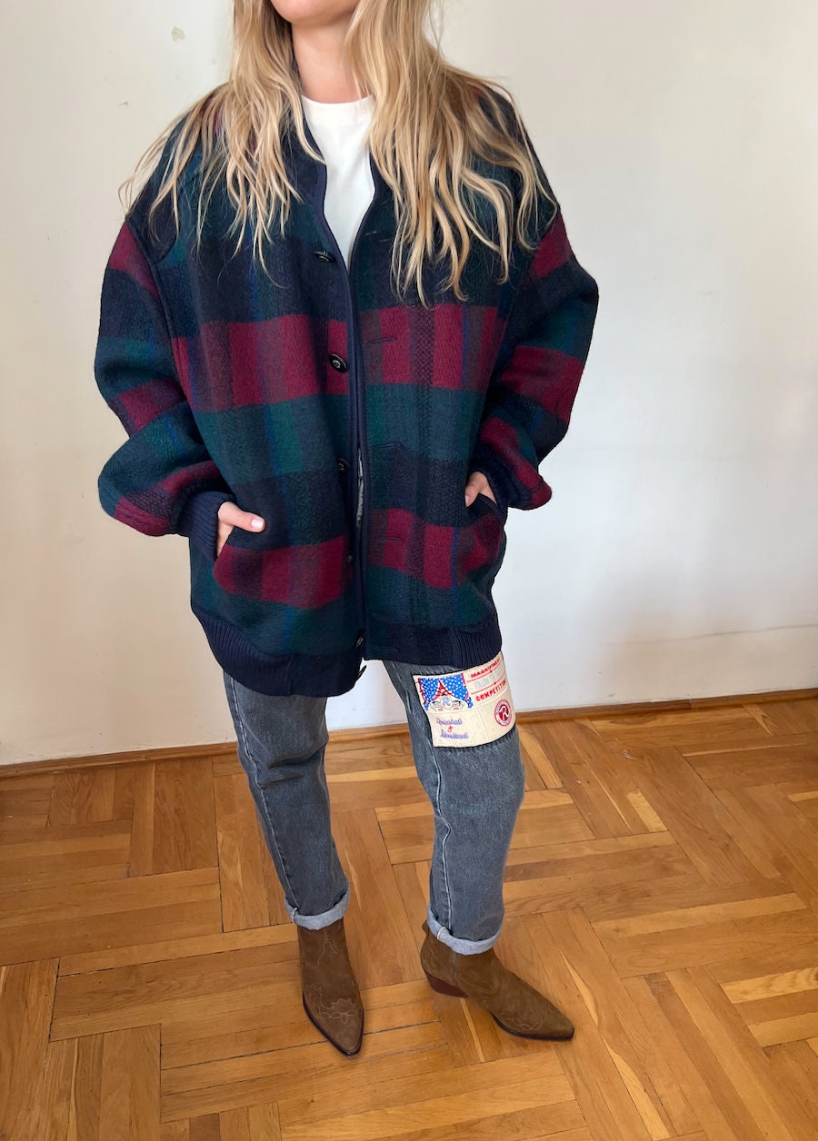 Super Cool 80s High Waisted Vintage Gray Jeans With Patches / 80s Denim ...