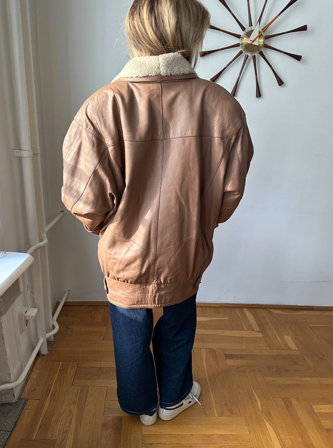 Vintage Light Brown Color Shearling Coat / Jacket / Winter - Etsy