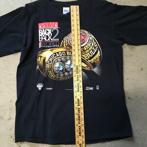 Vintage 1993 Chicago Bulls Back 2 Back World Championship Ring Graphic ...
