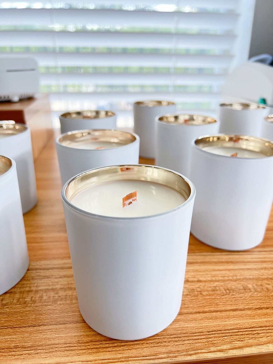 Jasmine & Green Apple Scented Candle - Etsy