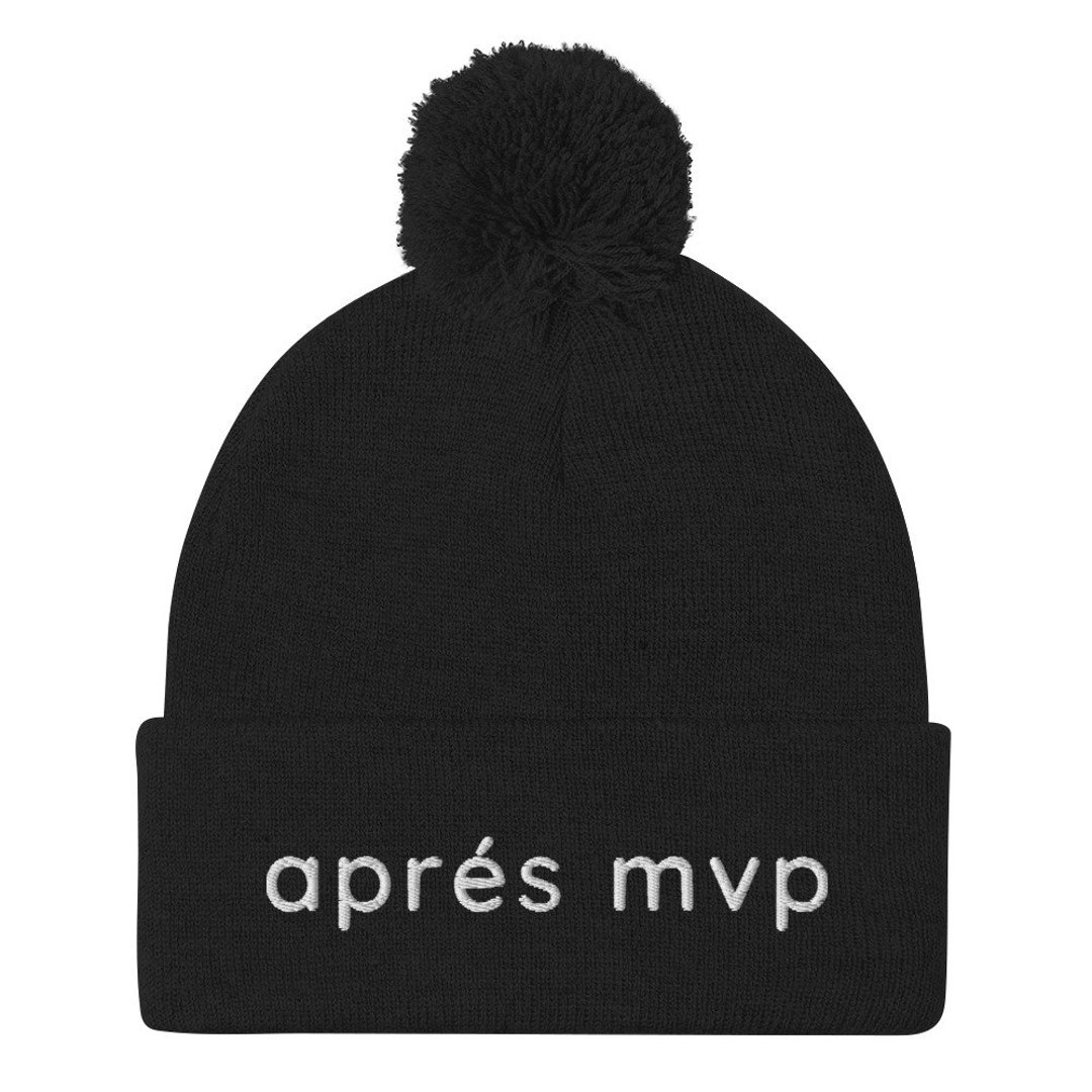 Après Ski Hat, Pom Beanie, Winter Hat - Après MVP Knit Cap - Etsy