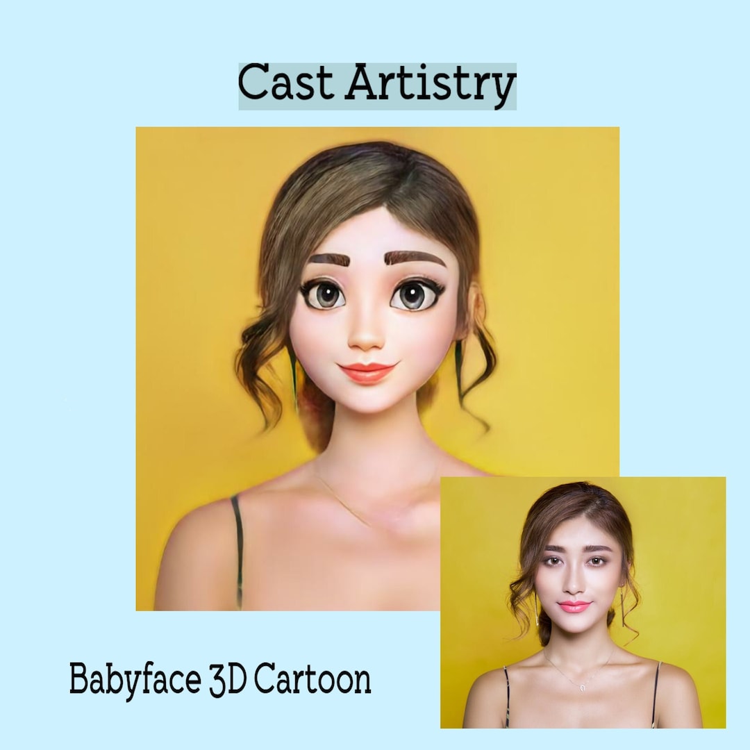 Custom Portrait, Cartoon Character Digital Art From Your Photo ...