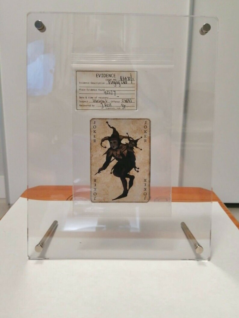 Joker's Calling Card Batman Begins (2005) - Etsy