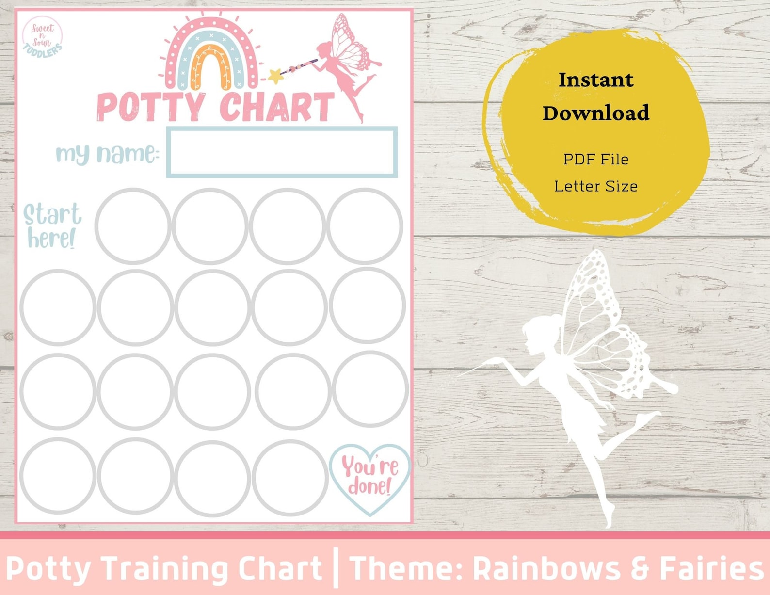 Potty Chart Girl, Potty Training Chart, Potty Chart Printable, Potty ...