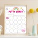 Potty Chart Girl, Potty Training Chart, Potty Chart Printable, Potty ...