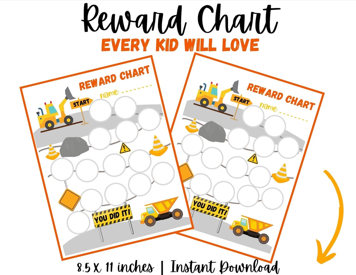 Reward Chart for Kids, Reward Chart Printable, Behavior Chart ...
