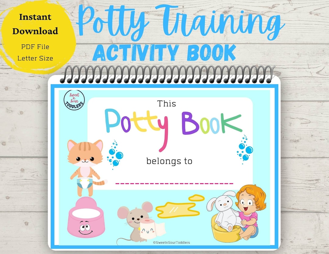 Potty Training Book, Potty Training Reward, Potty Training Poster ...