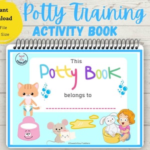 Potty Training Book, Potty Training Reward, Potty Training Poster ...