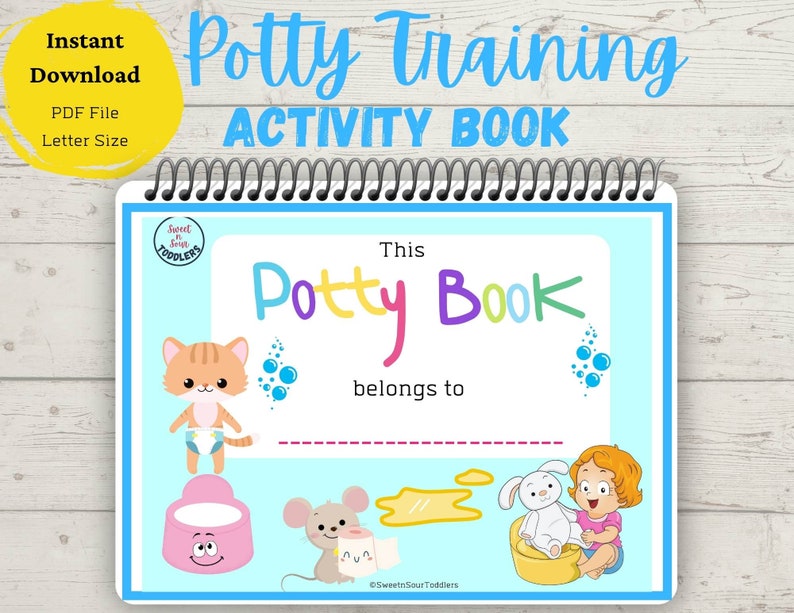 Potty Training Book, Potty Training Reward, Potty Training Poster ...
