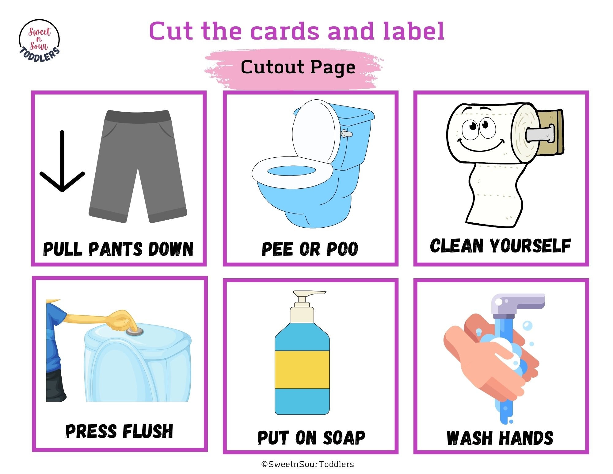 Potty Training Book, Potty Training Reward, Potty Training Poster ...