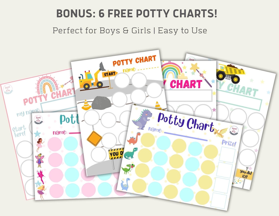 Potty Training Book, Potty Training Reward, Potty Training Poster ...