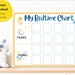 Bedtime Routine Chart, Bedtime Chart for Toddlers, Chore Chart for Kids ...