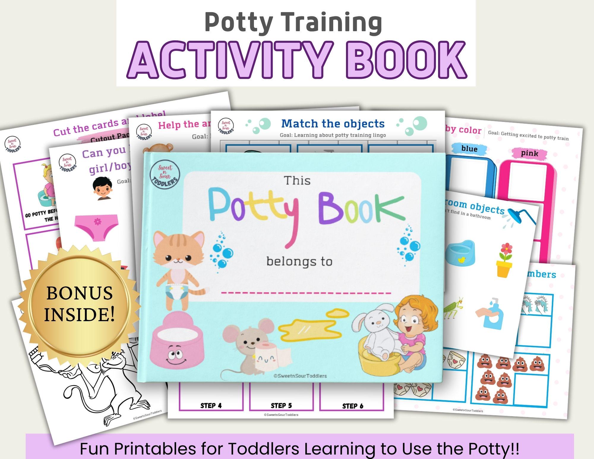 Potty Training Book, Potty Training Reward, Potty Training Poster ...