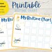 Bedtime Routine Chart, Bedtime Chart for Toddlers, Chore Chart for Kids ...