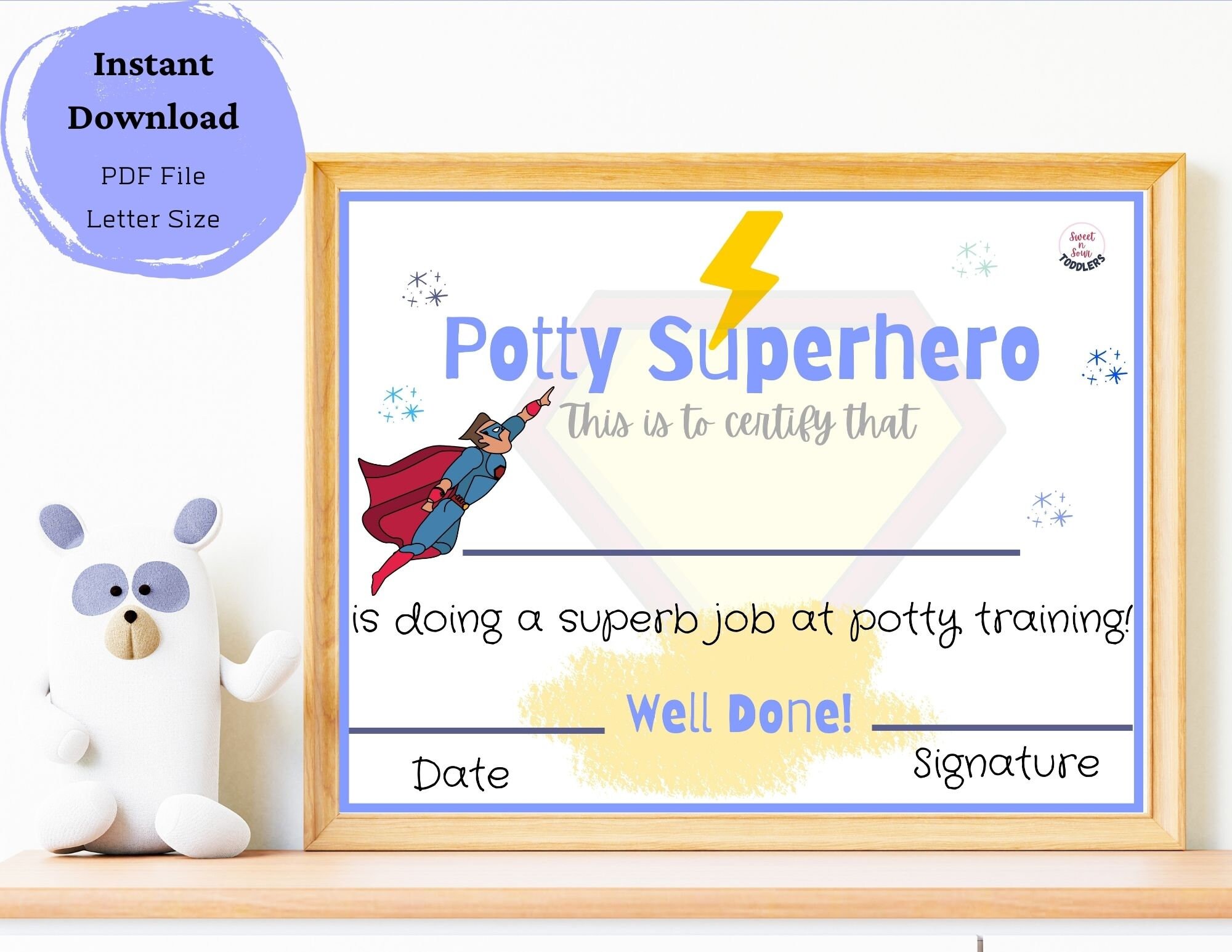 Potty Training Certificate, Potty Training Boys, Potty Chart, Potty ...