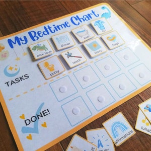Daily Routine Chart for Kids, Printable Chore Chart, Kids to Do List ...