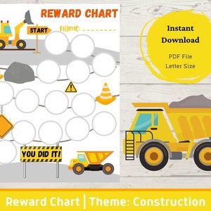Reward Chart for Kids, Reward Chart Printable, Behavior Chart ...