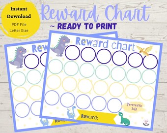 Reward Chart for Kids, Reward Chart Printable, Behavior Chart ...
