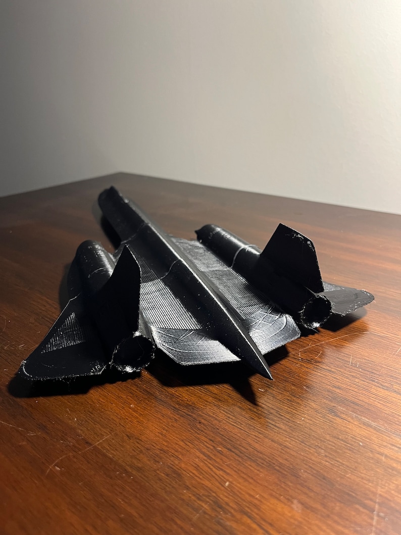 3D Printed SR-71 Blackbird, SR-71 Blackbird, Scale Model, Aircraft ...