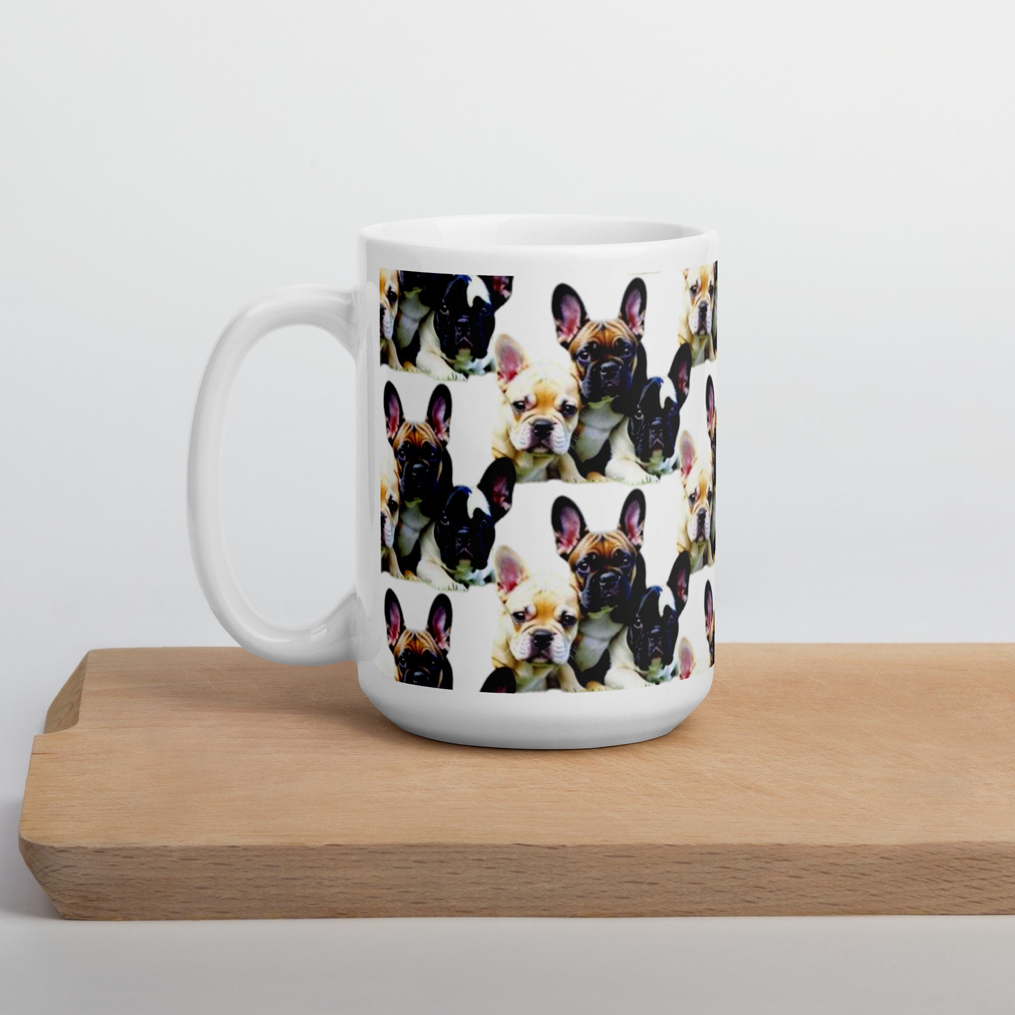Three French Bulldogs Mug | Personalized Dog Gifts - Etsy