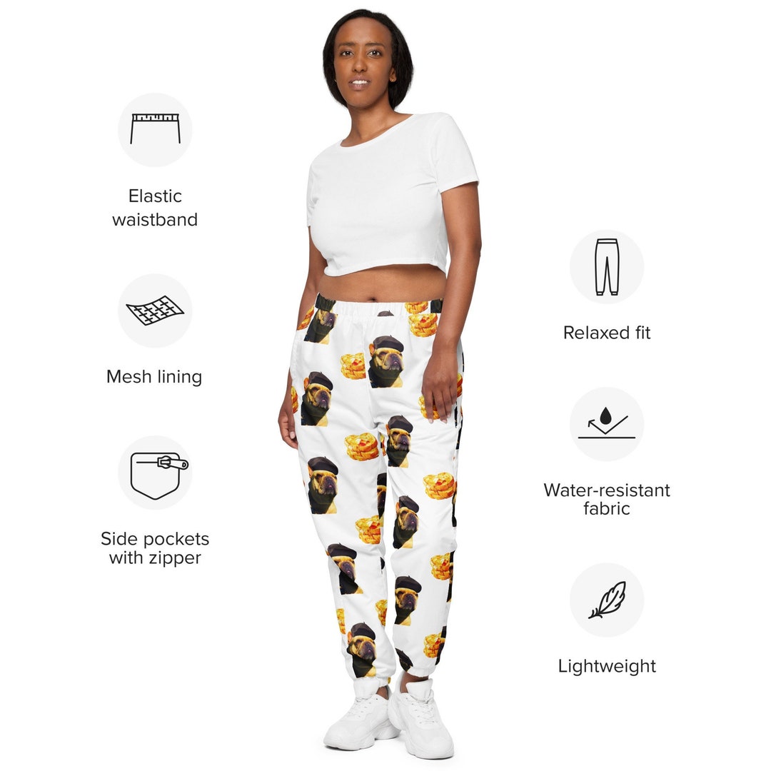 Frenchie Toast Track Pants: Unisex French Bulldog Lover Clothing - Etsy