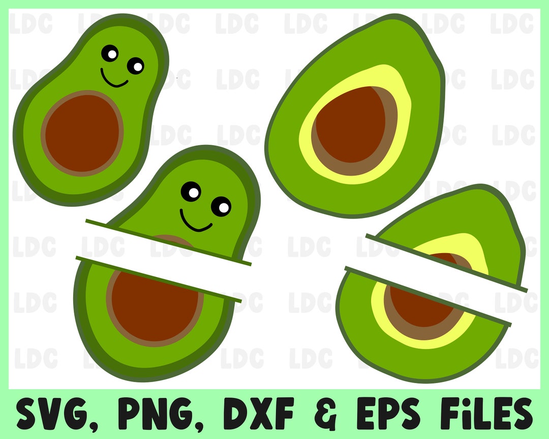Aguacate SVG Aguacate Monograma svg Aguacate lindo SVG - Etsy México