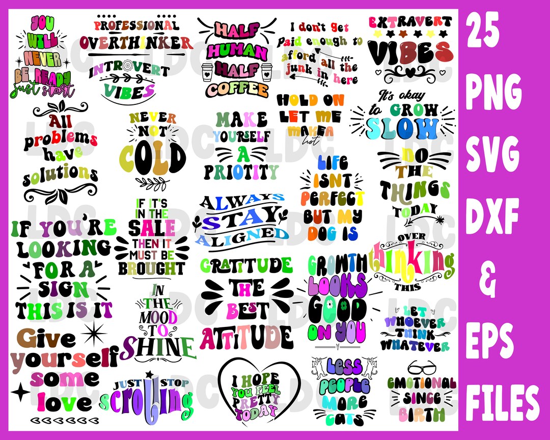 Trendy Svg Bundle, Aesthetic Svg, Popular SVG BUNDLE, Stop Scrolling ...
