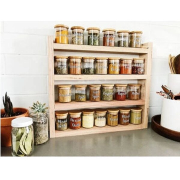 Wall Spice Rack - Etsy