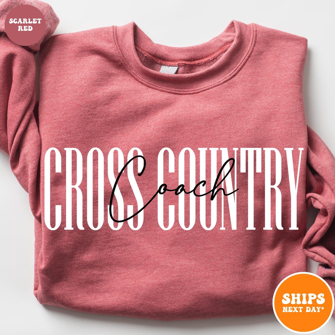 Cross Country Coach Crewneck Sweatshirt | Cross Country Coach | Cross ...